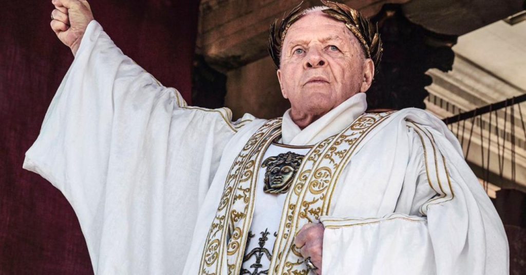 Anthony Hopkins, Emperor of Rome in the photos from Roland Emmerich's ...